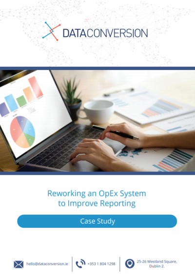 Reworking an OpEx system to improve reporting - Dataconversion